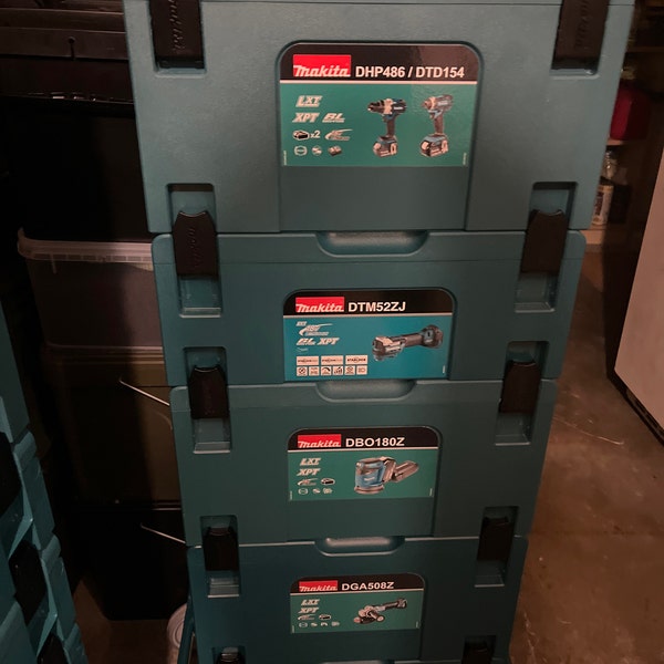 Makita - Festools - MBOX - Bosch - Hikoki Tool Worx Sticker Labels - Etsy