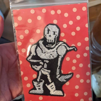 Undertale Papyrus Inspired 4 Skeleton Iron-on Patch - Etsy