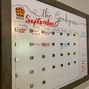 Calendar Magnets Magnet Numbers, Stainless Steel Monthly Magnetic ...