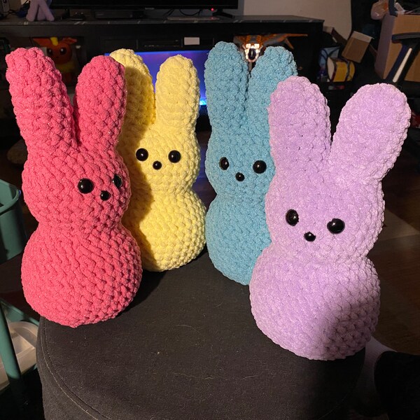 No Sew Peep Bunny, Crochet Pattern, PDF, Digital, Download, Easter ...