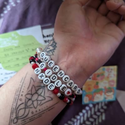 Billie Eilish Singer Inspired Handmade Beaded Bracelets Neon Green Neon ...
