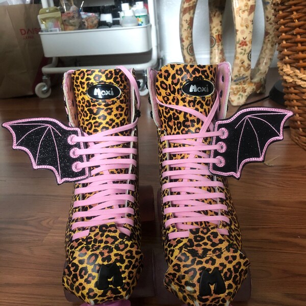 Sparkly Black Bat Skate Wings - Etsy