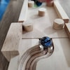 A Marble Run Plate Winding Track Marble Run Wood Wooden Toy Ball ...