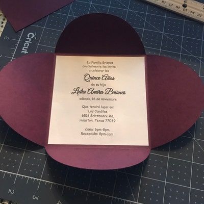 Petal Envelope Template, Party Printable Craft Template, Gift Card Wrap ...