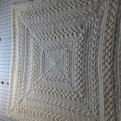 Colorful Cables Throw - Etsy