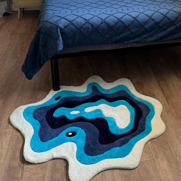 Steppe Grass Tufted Rug, Fluffy Custom Rug, Handmade Tuft Rug, Handmade ...