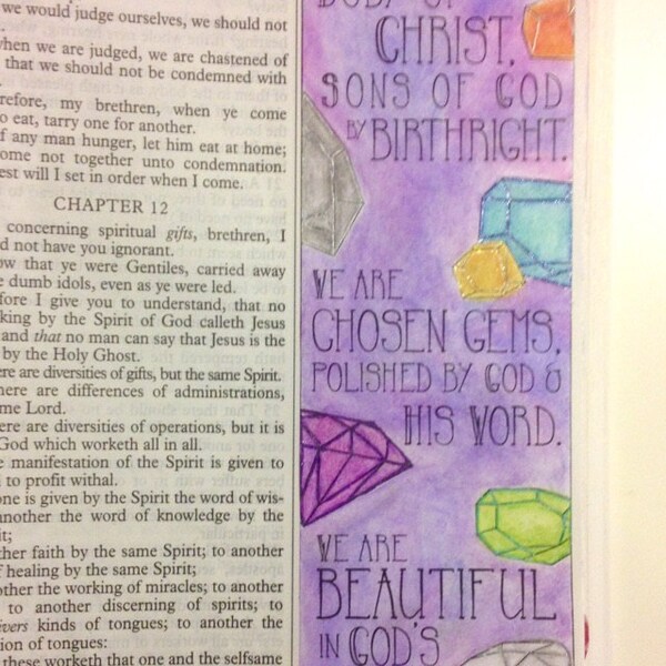 Bible Journaling Bible Verse Art Bible Verse Print Great for Faith ...