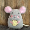 Mouse Stuffie ITH Embroidery , Machine Pattern, ITH Mouse Stuffie ...