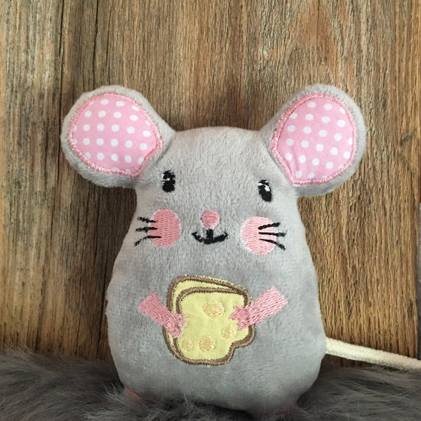 Mouse Stuffie ITH Embroidery , Machine Pattern, ITH Mouse Stuffie ...