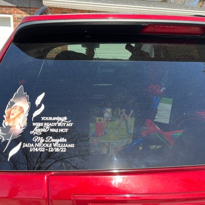 Rest in Peace Car Sticker RIP in Loving Memory Loss of Loved One Decal ...