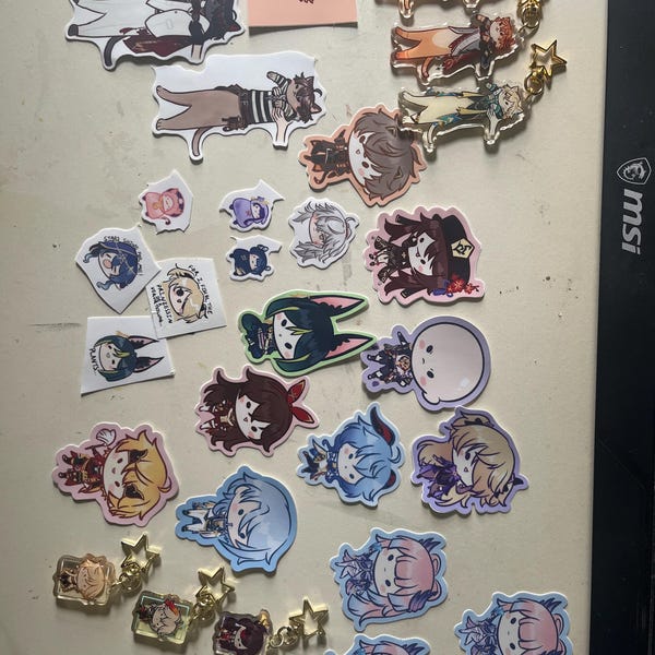 Identity V IDV Long Cat Charms / Stickers - Etsy