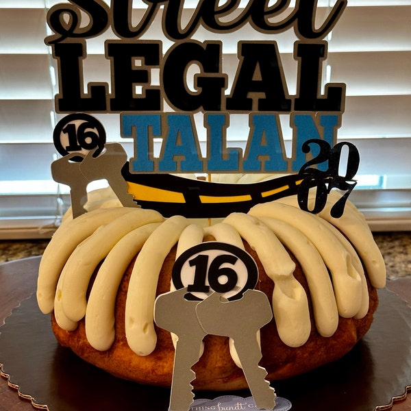 Driver License Birthday Cake Topper,cake Topper,new Driver Birthday ...