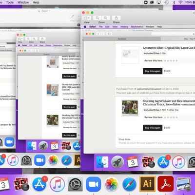 Stocking Tag SVG Laser Cut Files Ornament for Glowforge Boho, Christmas ...