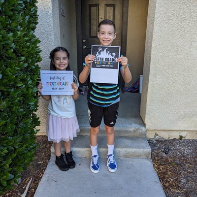 Groovy First Day of School Sign Printable Girl Retro Back to - Etsy