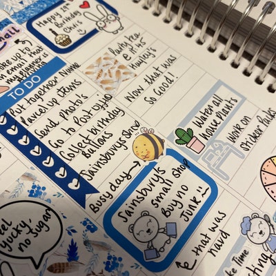 Bumble Bee Stationary Kawaii Bee Planner Stickers Bee Sticker Sheets ...