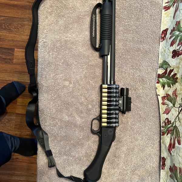 Mossberg 590 Shockwave (410 Gauge) Shell Holder With Picatinny Rail - Etsy