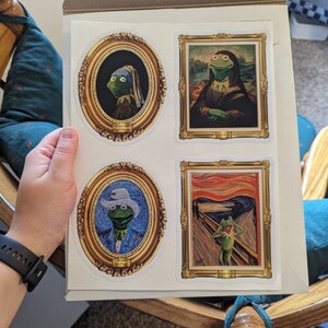 Mona Lisa Kermit the Frog Muppets Fine Art Canvas Wrap - Etsy