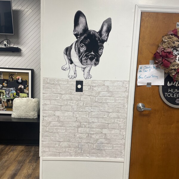 French Bulldog Wall Decal, French Bulldog Decor, Dog Decorations for ...
