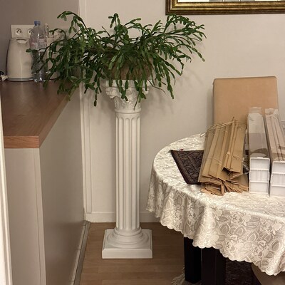 Decorative Column Ancient Flower Pillar Base Roman Greek Style Wedding ...