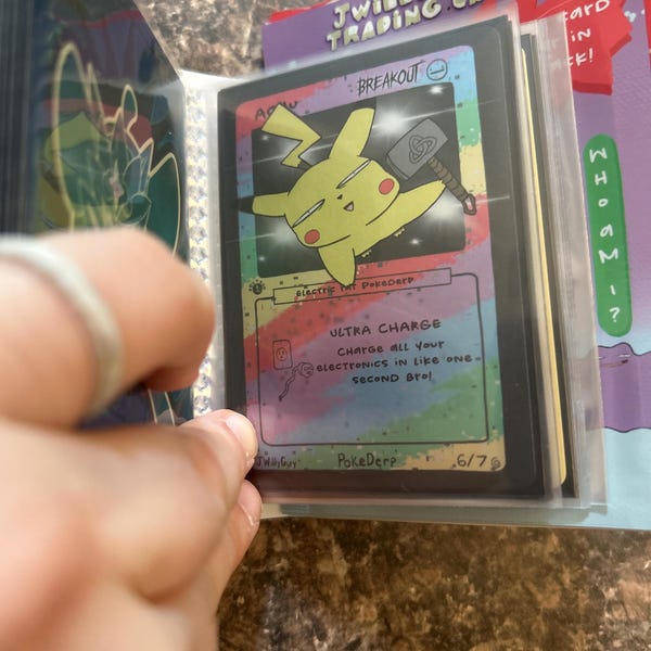 POKEDERP Pack SET 1 | Derpy Funny Parody Pokémon Card Pack - Etsy