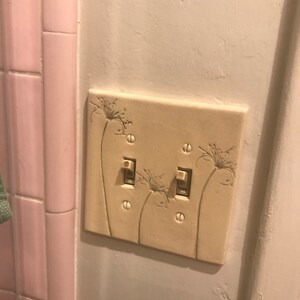 Ceramic maple leaf outlet/light covers | Etsy