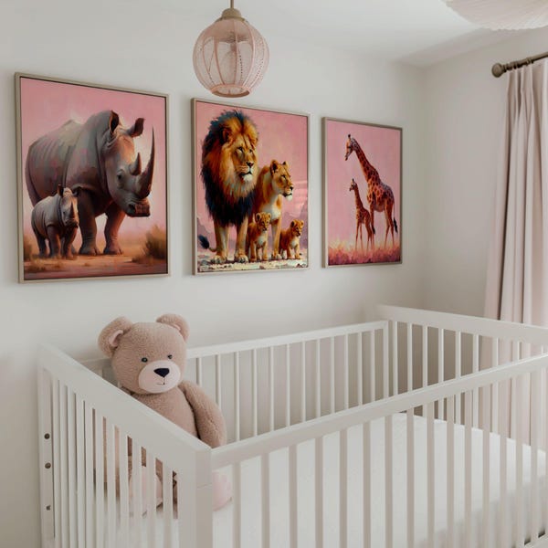 Gallery Set of 3 Frame Mockup, Bedroom Wall Art Mockup, Trio Frame ...