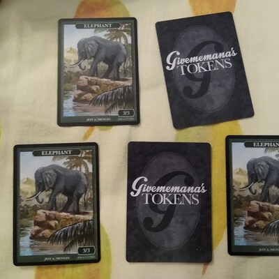 Rat Token 1/1 Deathtouch Series 2 of Givememana's Tokens Magic the ...