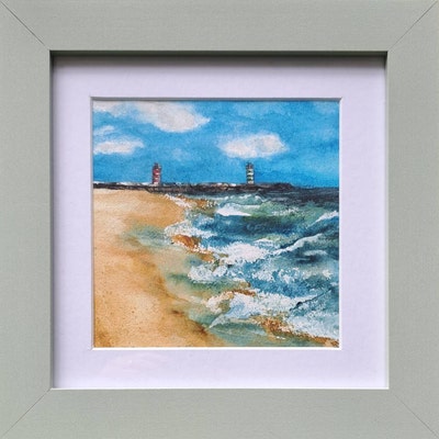 Square Size Handmade Picture Frames / Black Photo Frames With Black ...