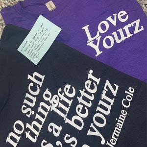 J Cole Dreamville Love Yourz Lyrics Graphic Shirt VERSION 2 - Etsy