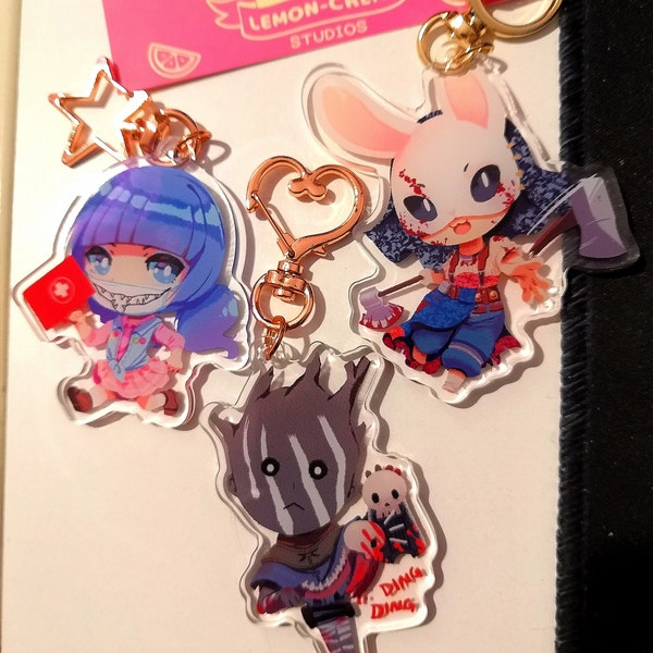 Dbd KILLERS - Clear Acrylic Charms - Etsy