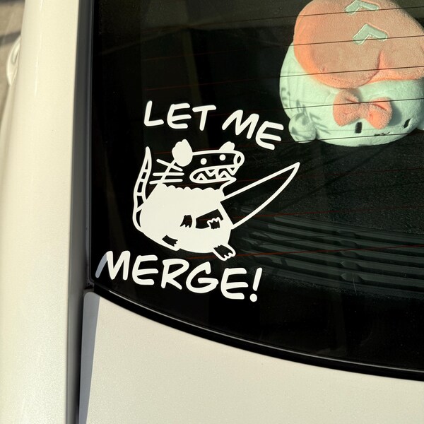 Vinyl Decal Merge Bow Cute Girly Bow Car Decal Funny Bumper Sticker ...