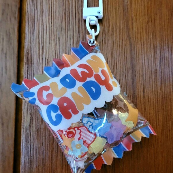 Clown Candy Keychain! - Etsy