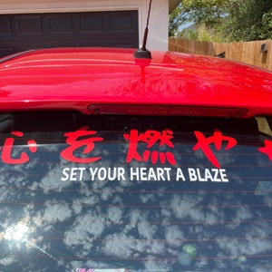 Red Eye Anime Sticker/decal - Etsy