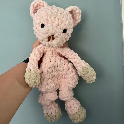 MINI Pia Pig Knotted Lovey Crochet Pig PATTERN - Etsy