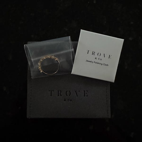 Smokey Gray Quartz Ring Rectangular Cut Vermeil 14K Gold, 925 Sterling ...
