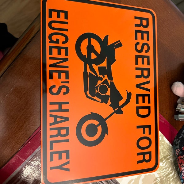 Personalized Motorcycle Sign - Etsy