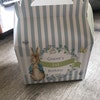 Peter Rabbit Personalised Children’s Party Box Gift Bag Favour - Etsy