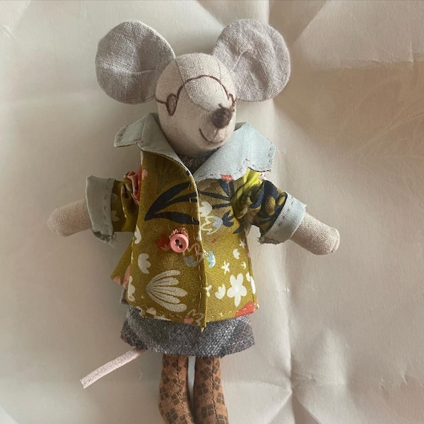 Miniature Coat PDF Sewing Pattern / Reversible Doll Jacket With Hood or ...