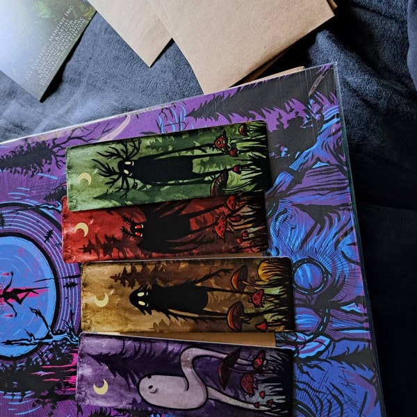 Complete Cryptid Buddy Sticker Pack Fantasy Mothman Sasquatch Bigfoot ...