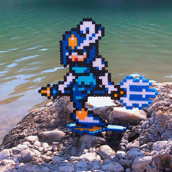 Spongebob Squarepants Perler - Doodle Bob and Goofy Goober Guitar - Etsy