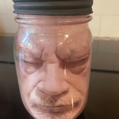 Halloween Decoration YOUR FACE in Jar, Scary Halloween Décor, Halloween ...