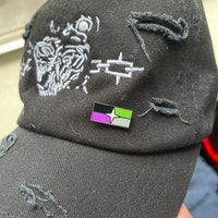 Neutrois Flag Pin Non-binary LGBT Pride Badge Accessory - Etsy Singapore
