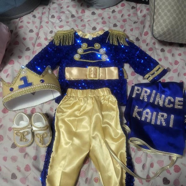 Royal Prince Costume for Boys, Baptism Outfit, First Birthday King ...