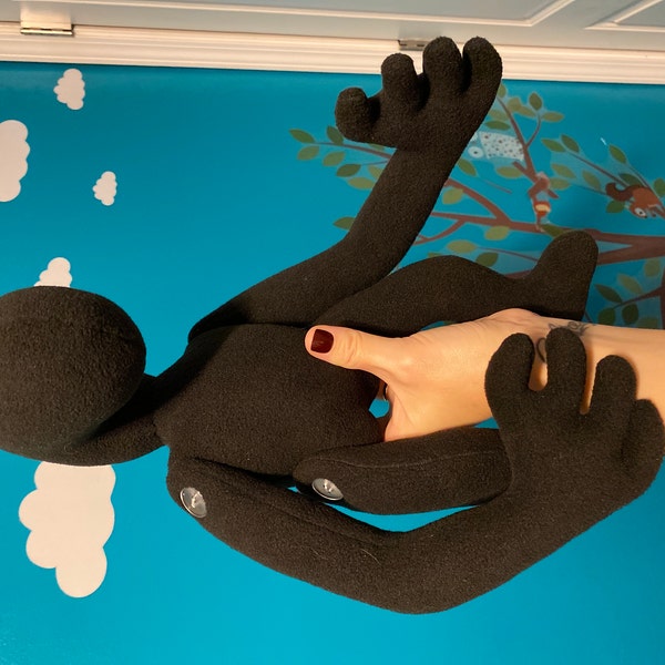 Mothman Plush, Inspired by Trevor Henderson, Soft Toy, Monster Plush, Creepy Plush, Weirdcore ...