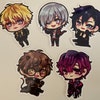 Cute Anime Chibi Clear Transparent Stickers - Etsy