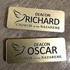 Christian Church Name Badge With Magnet – 3" X 1 1 /4"- Custom-engraved ...