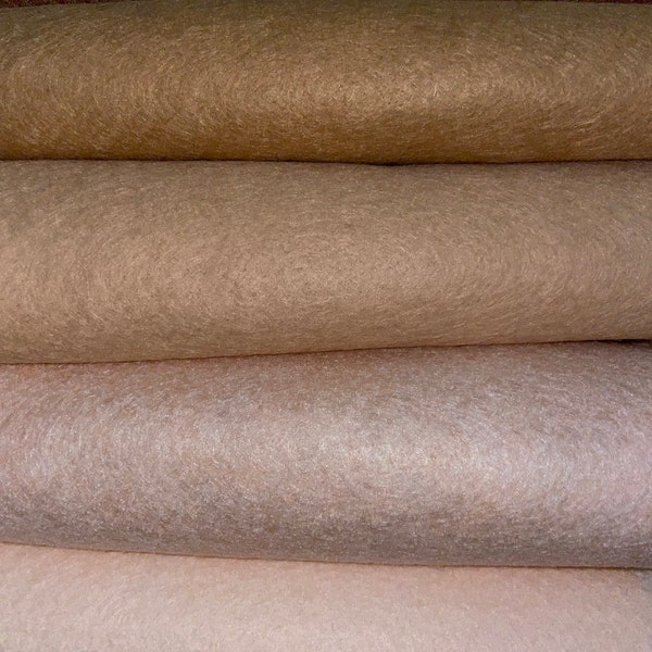 Skin Tones Bundle - Merino Wool Blend Felt - Etsy