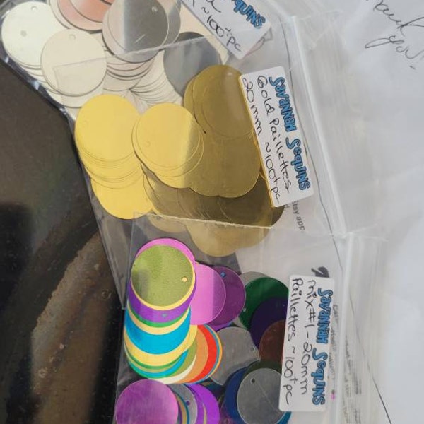 Red 6mm Sunburst/starburst/coins Sequins ~750pcs / ~7,500pcs (25% Off ...