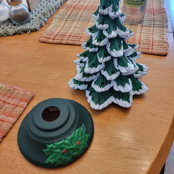 9 Inch Ceramic Christmas Tree Kit: Ready to Paint, With Lights - Etsy