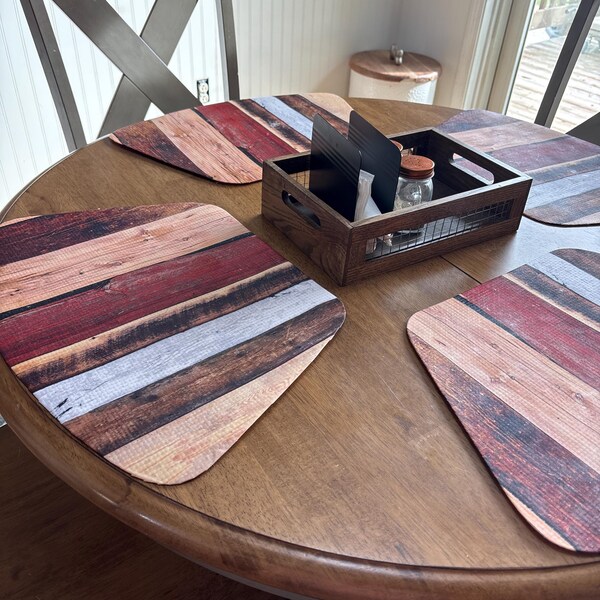 Faux Silver Grey Alligator Crocodile Wedge Placemat for Round Tables ...